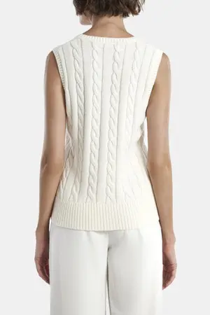 CAPSULE 121 The Spiral Sweater - Starch