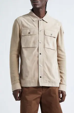 Single Breasted Overshirts For Men