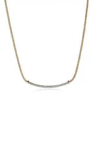 John Hardy John Hardy Pavé Diamond Necklace Gold/diamond