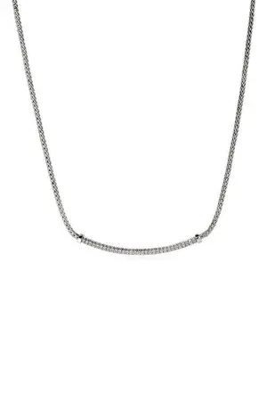 John Hardy John Hardy Pavé Diamond Necklace Silver/diamond