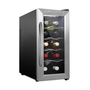 SCHMECKE 10 Bottle Thermoelectric Wine Cooler - Stainless Steel