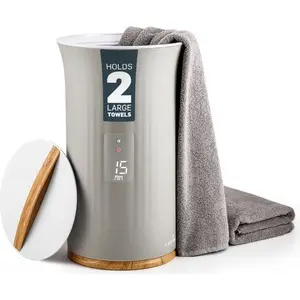 LIVE FINE Large Bucket Style Towel Warmergray - Grey