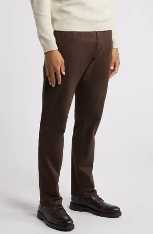 Johnston & Murphy Straight Leg Stretch Pima Cotton Pants