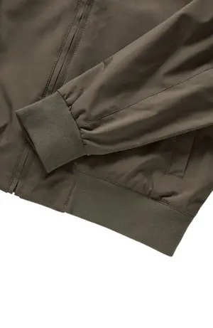 Robert Talbott Jackson Baseball Jacket - Taupe
