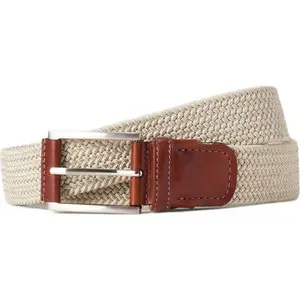 Robert Talbott Garfield Stretch Belt - Natural