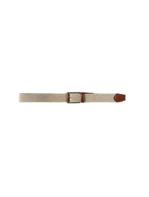 Robert Talbott Garfield Stretch Belt - Natural