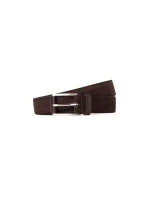 Robert Talbott Suede Lewis Belt - Coffee
