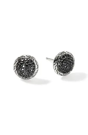 John Hardy John Hardy Essentials Stud Earrings Silver/black