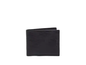 Tumi Global Removeable Passcase Wallet Handbags Embossed - Black