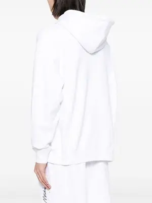 Moschino Logo Embroidered Hoodie