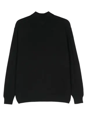 D4.0 Wool Polo Shirt - Black