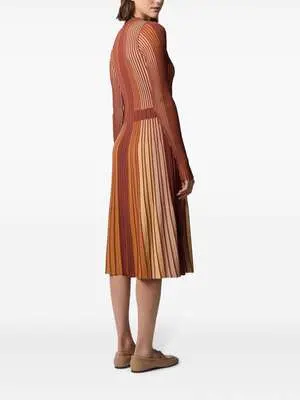 TOD'S Striped Knitted Dress
