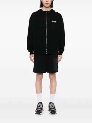 Moschino Embroidered Zipped Hoodie