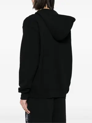 Moschino Embroidered Zipped Hoodie