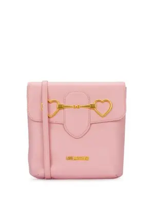 Moschino Heart-plaque Shoulder Bag