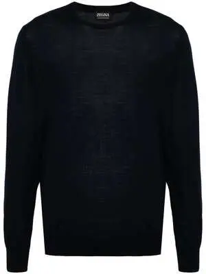 Zegna Wool Crew Neck Sweater