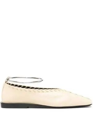 JIL SANDER Stitch-detail Ballerina Shoes