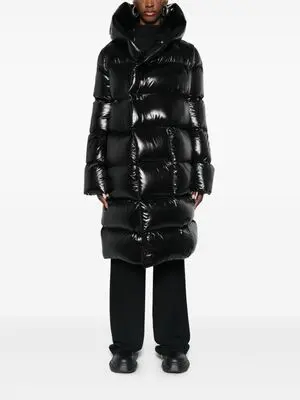 Rick Owens Hooded Puffer Jacket - Black