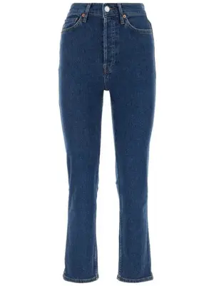 RE/DONE 70s Ultra High-rise Cropped Jeans
