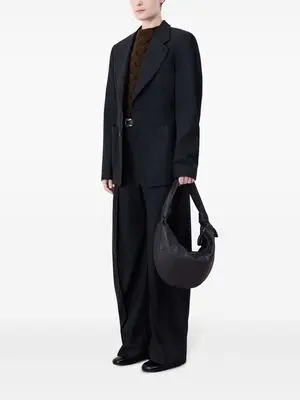 LEMAIRE Large Fortune Croissant Shoulder Bag - Brown