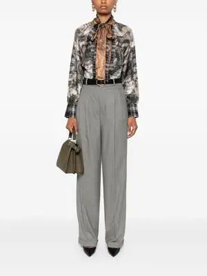 PIERRE-LOUIS MASCIA Printed Silk Shirt