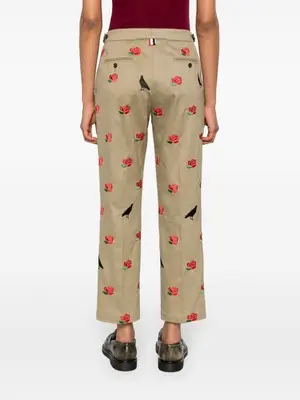 Thom Browne Mid-rise Twill Trousers