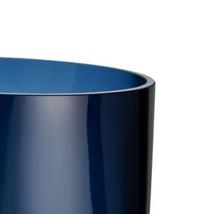 ORREFORS Squeeze Vase Blue, Extra Large - Midnight