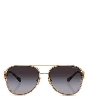 Miu Miu Aviator Sunglasses, 58mm