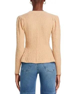 Line & Dot Amina Peplum Cardigan