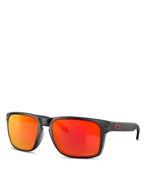 Oakley Holbrook Xl Square Sunglasses Black/orange Solid
