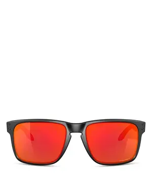 Oakley Holbrook Xl Square Sunglasses - Black/orange Solid