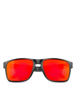 Oakley Holbrook Xl Square Sunglasses - Black/orange Solid