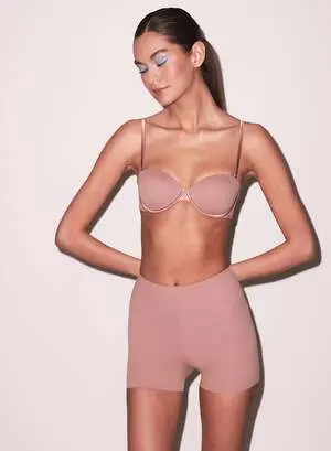FLEUR DU MAL Le Stretch Micro Short - Tan