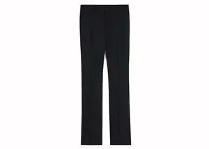 Celine Flared Pants In Wool Garbine