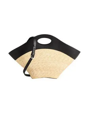 Cos Straw And Leather Handbag