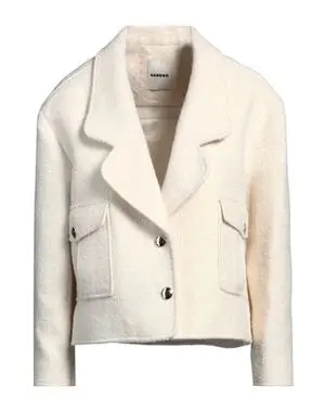 Sandro Tweed Jacket - White