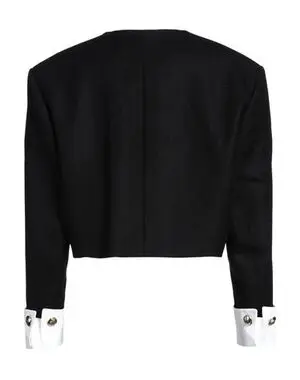 Sandro Jacket Size Wool, Cotton, Viscose