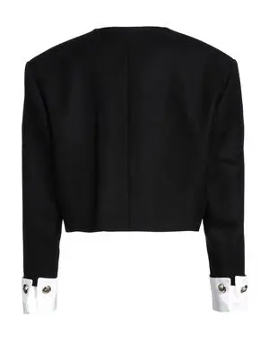 Sandro Jacket Size Wool, Cotton, Viscose