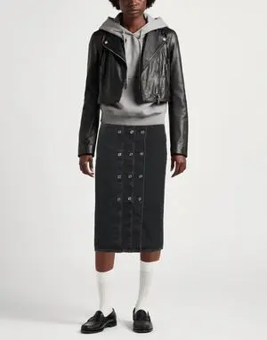 Sandro Flared Denim Skirt