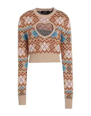 Dsquared2 Multicolor Wool, Polyamide & Mohair Wool Sweater