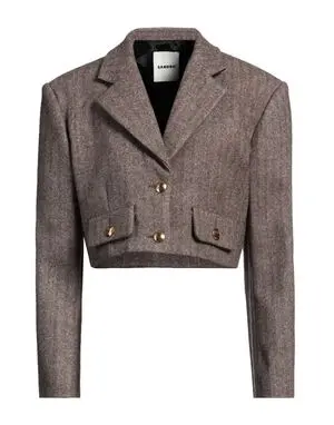 Sandro Single-breasted Blazer - Beige