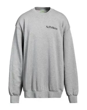 Aries Crewneck Long Sleeve Sweatshirt - Grey