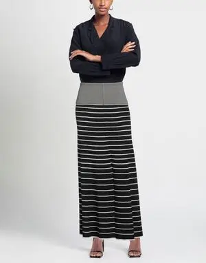 Giorgio Armani Maxi Skirt In Virgin Wool And Polyamide
