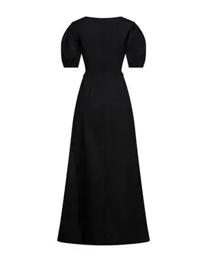 GANNI Organic Cotton Poplin Maxi Dress With Cutout Detail
