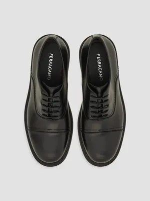 FERRAGAMO Camden Leather Lace-up Shoes