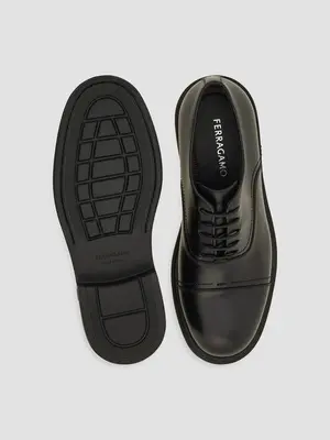 FERRAGAMO Camden Leather Lace-up Shoes