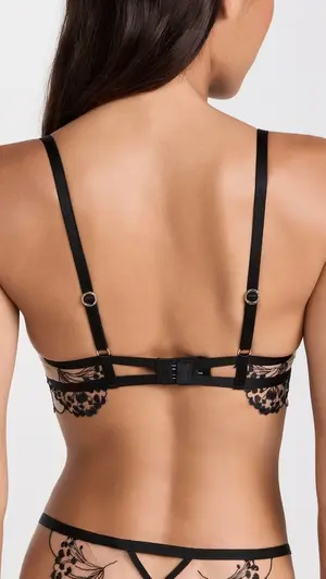 Bluebella Marisa Wired Bra - Black/sheer