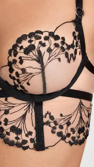 Bluebella Marisa Wired Bra - Black/sheer