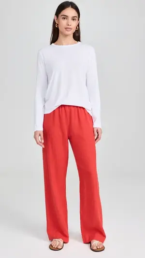 Donni. The Jersey Relaxed Long Sleeve Tee
