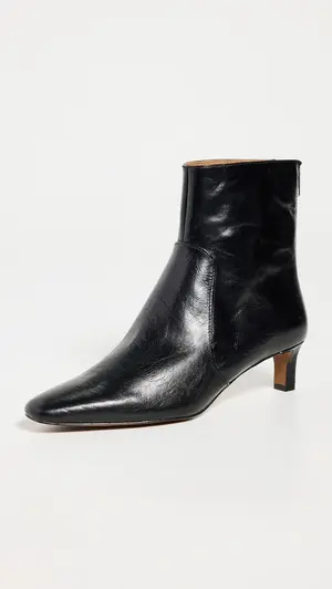 Madewell Kitten Heel Ankle Boots - True Black